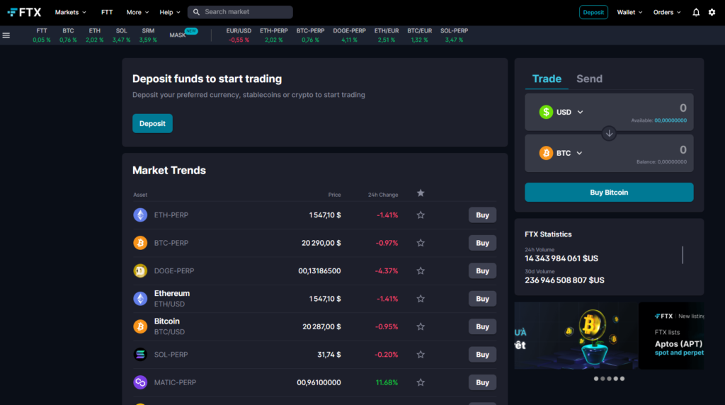 FTX review and how to use it - The Crypto Trading Blog